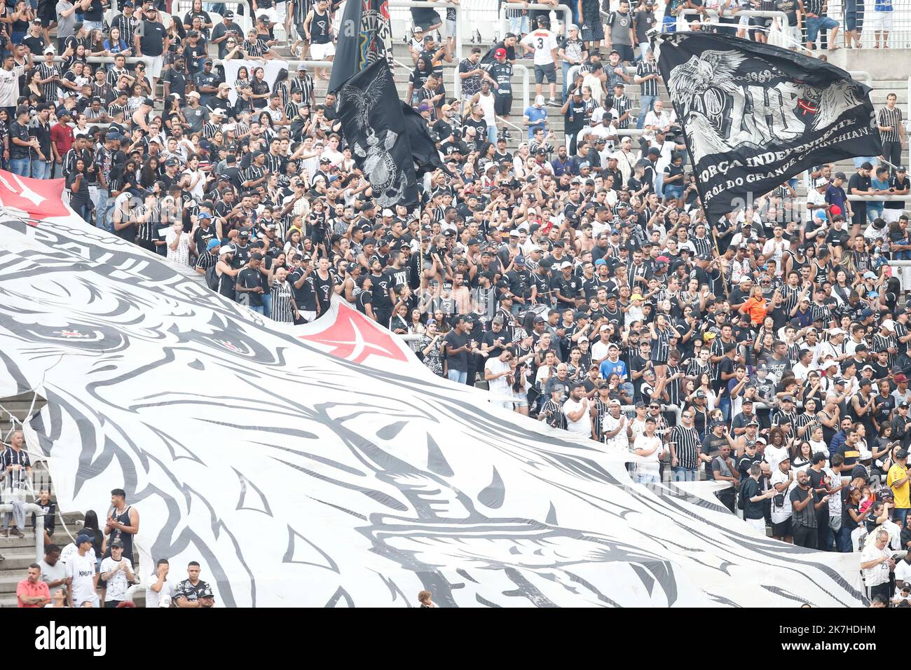 October 17, 2022, Sao Paulo, SP, Brazil: Supporters during Corinthians ...