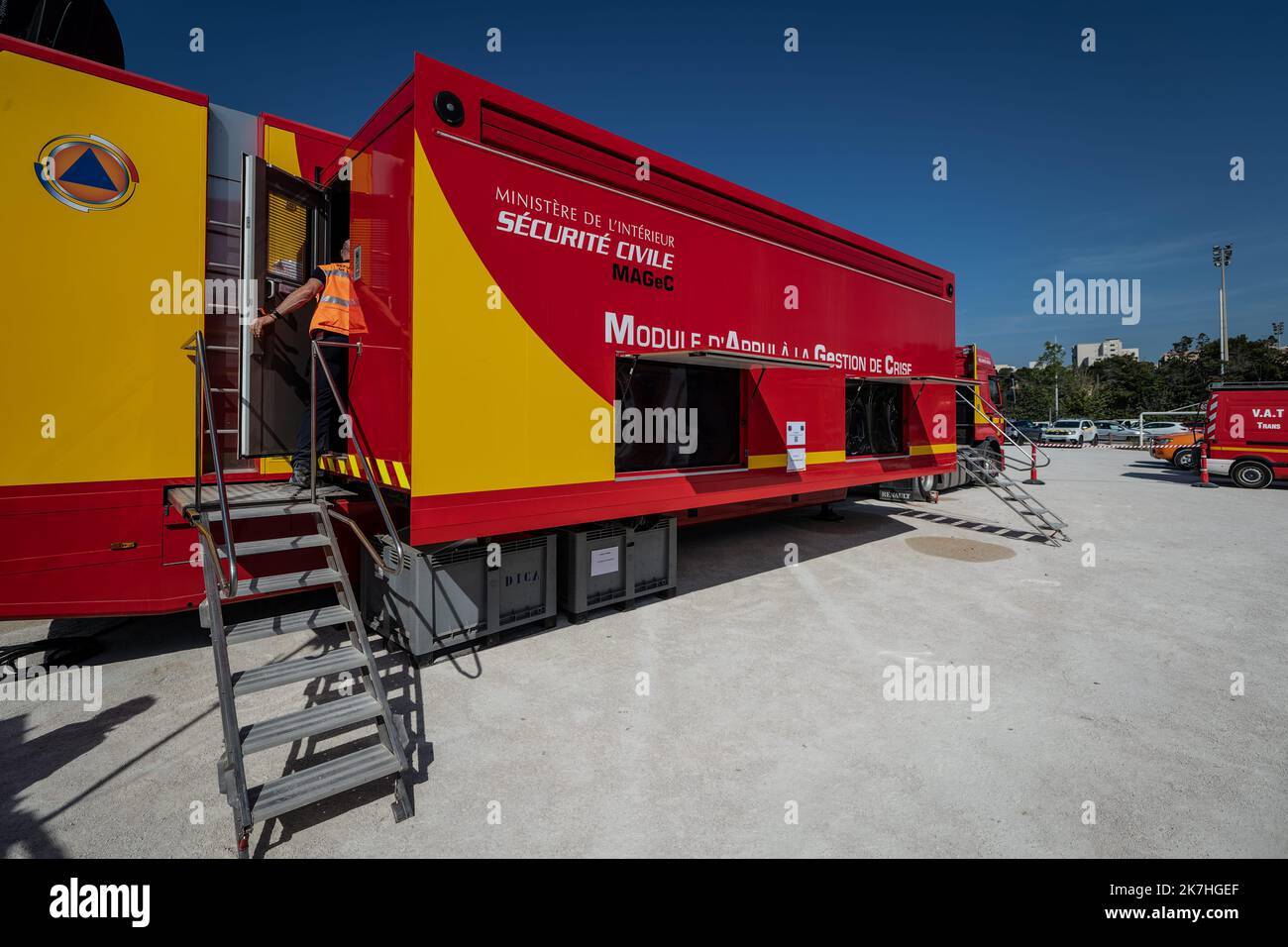 Poste de commandement securite hi-res stock photography and images - Alamy