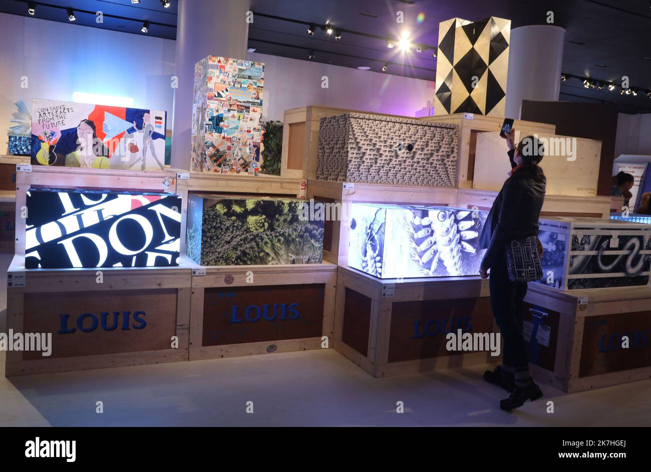 October 17, 2022, New York City, New York, USA: A view of the ""˜Louis ...