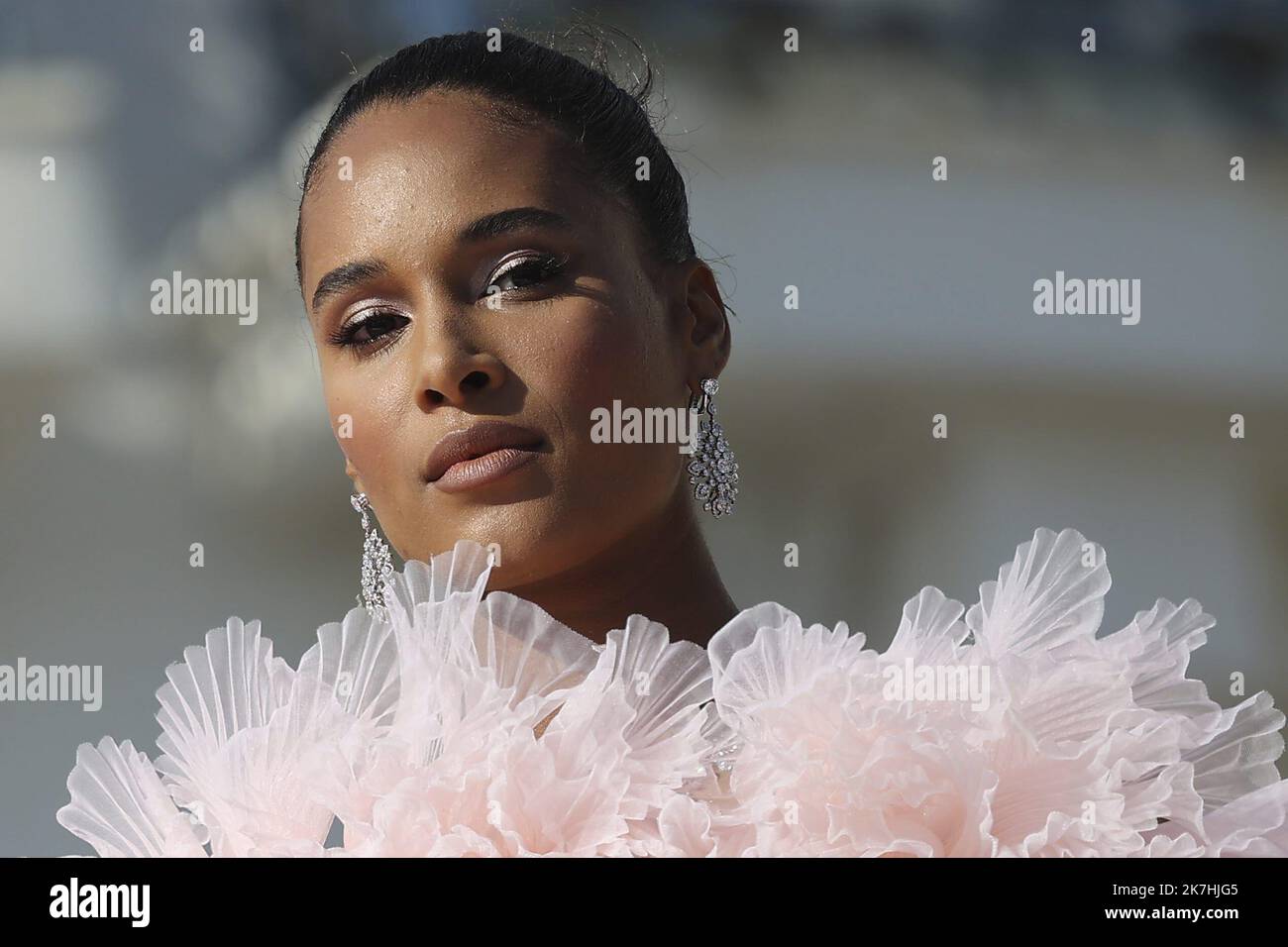 ©Francois Glories/MAXPPP - 19/05/2022 French model Cindy Bruna poses ...