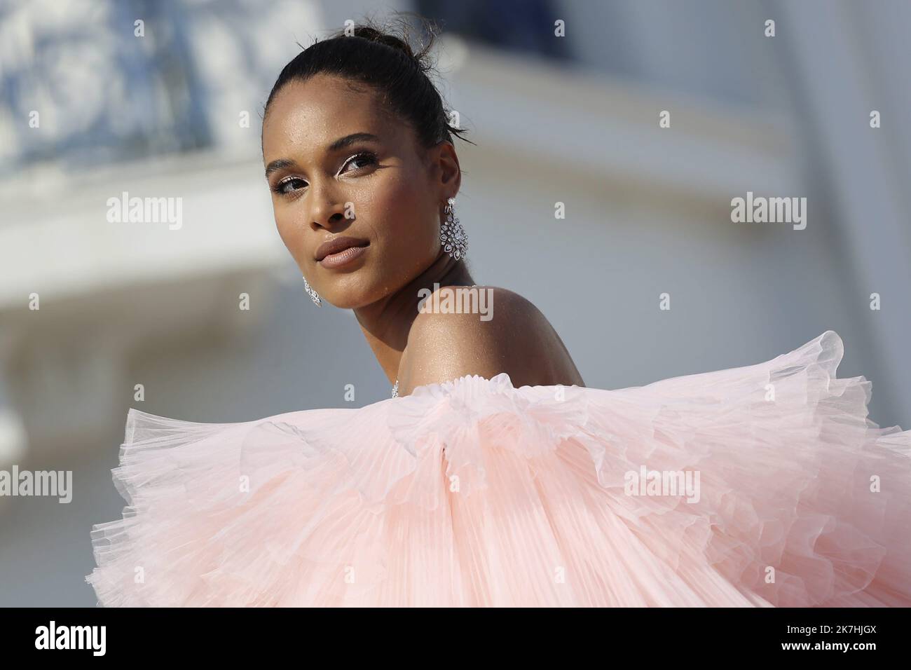 ©Francois Glories/MAXPPP - 19/05/2022 French model Cindy Bruna poses ...