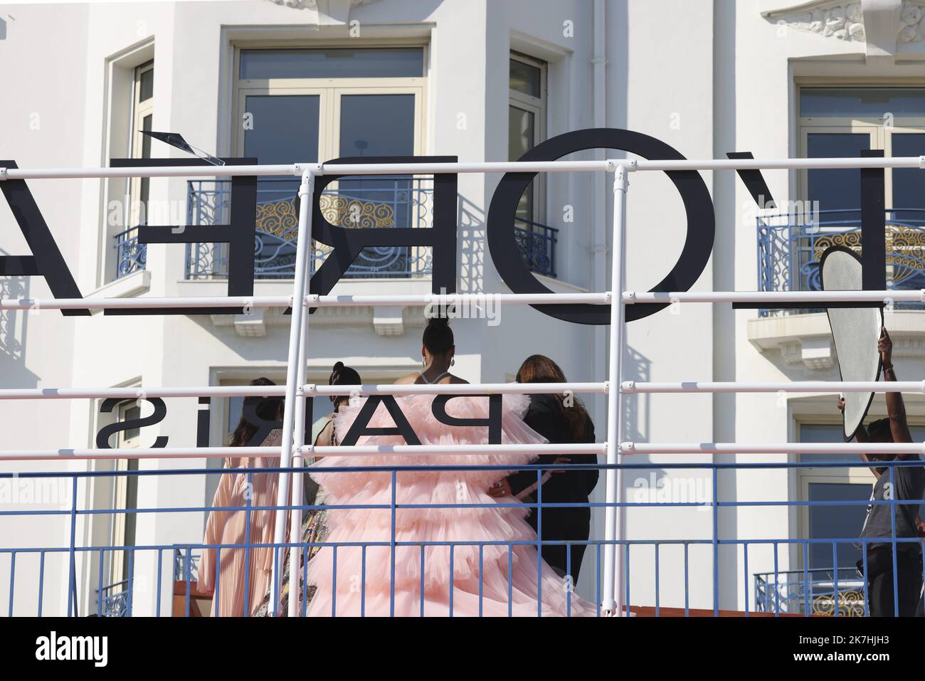 ©Francois Glories/MAXPPP - 19/05/2022 French model Cindy Bruna poses ...