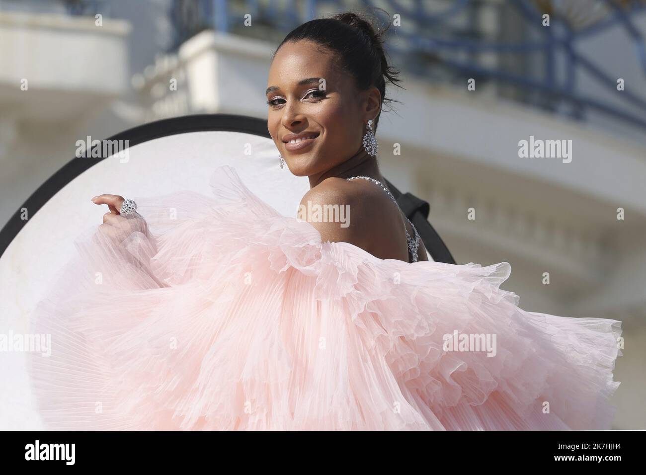 ©Francois Glories/MAXPPP - 19/05/2022 French model Cindy Bruna poses ...
