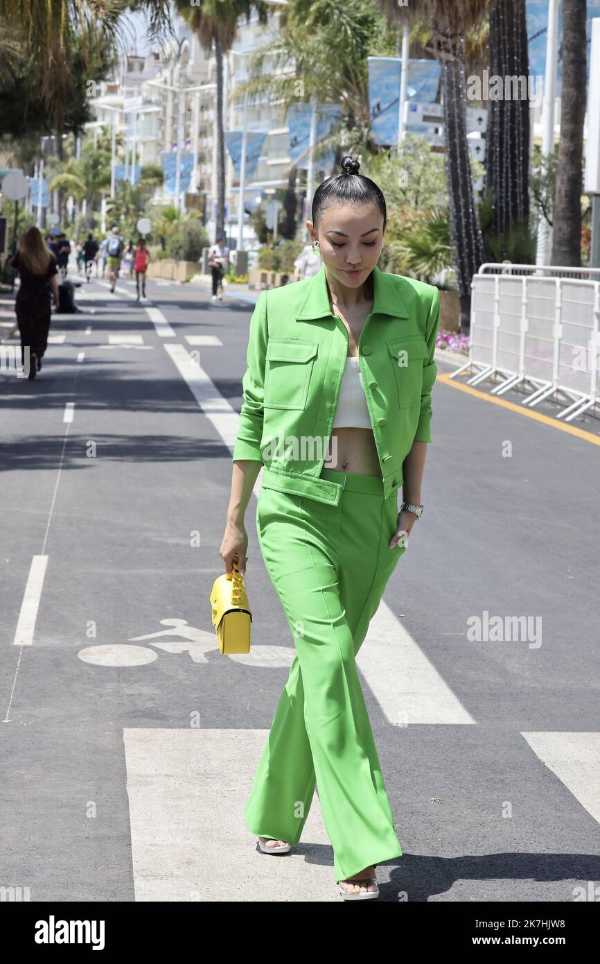 ©Francois Glories/MAXPPP - 21/05/2022 The American Star Blogger Jessica ...
