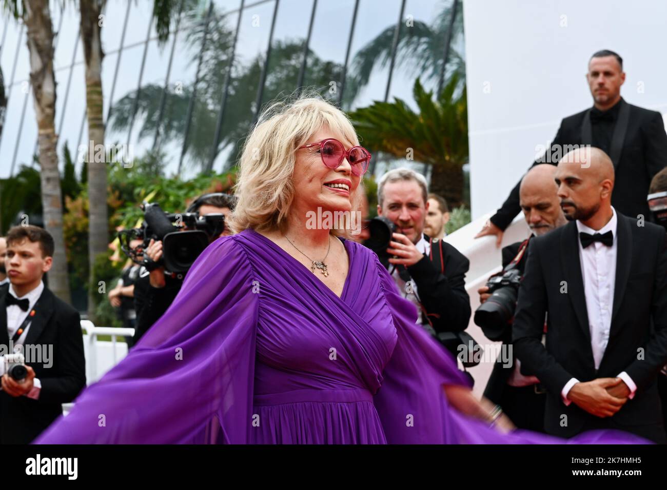 ©franck castel/MAXPPP - 20220005 Forever Young Les Amandiers Red Carpet - The 75th Annual Cannes ...