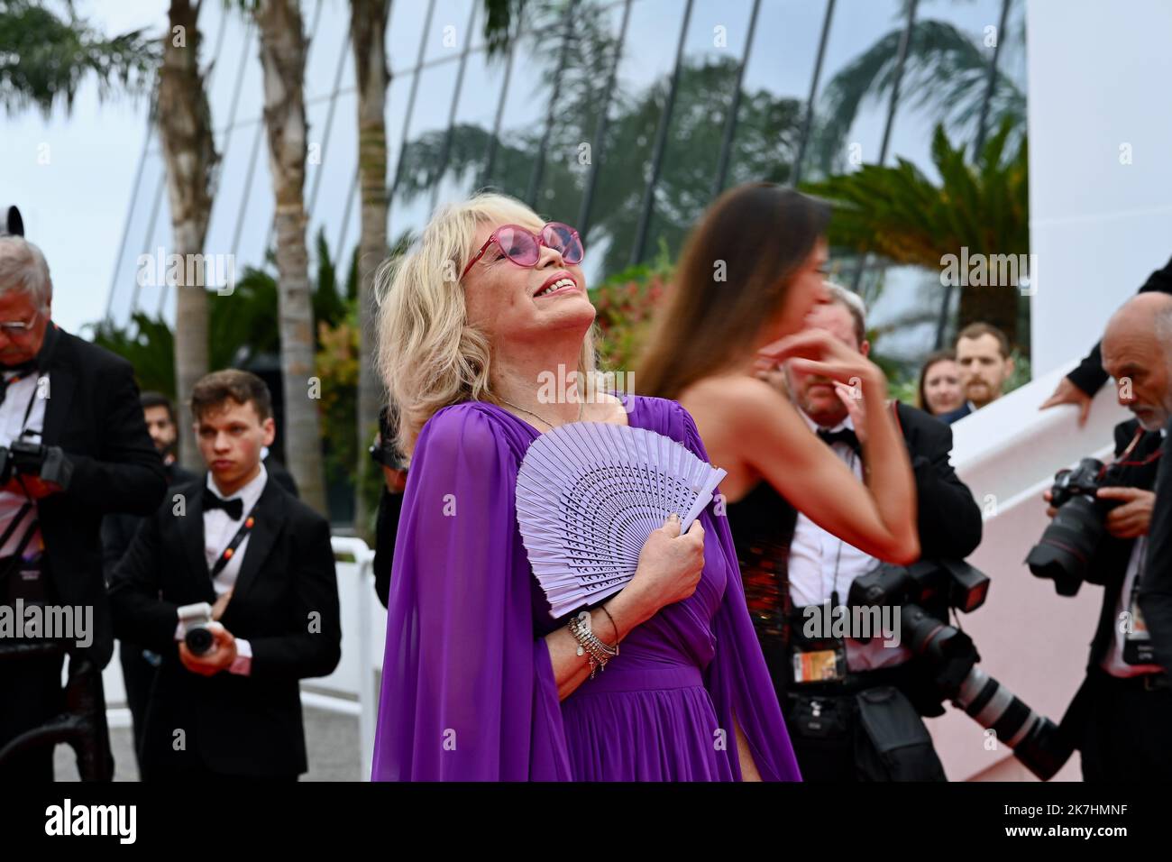 ©franck castel/MAXPPP - 20220005 Forever Young Les Amandiers Red Carpet - The 75th Annual Cannes ...