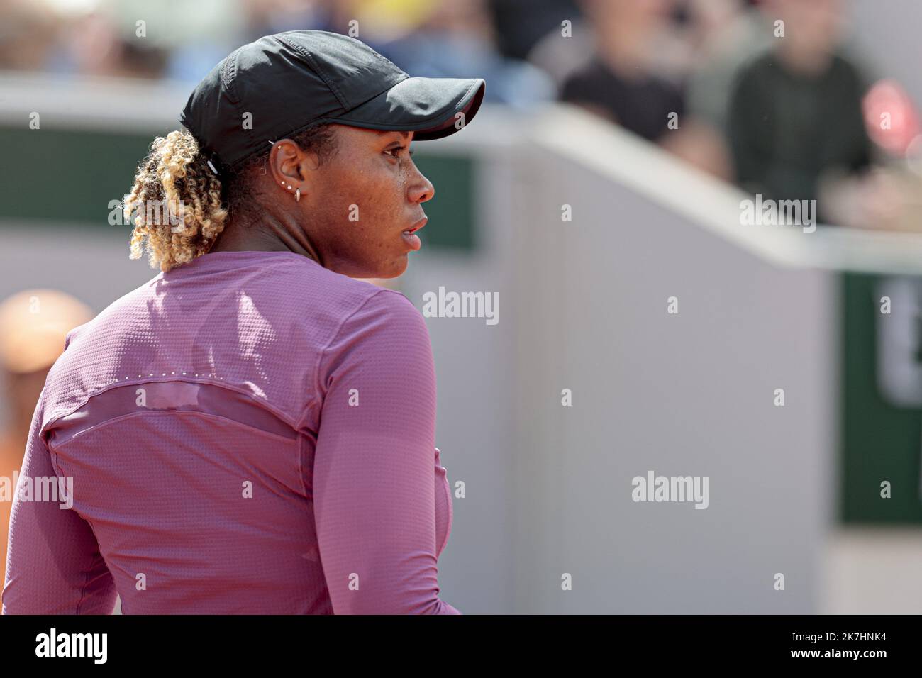 ©Sebastien Muylaert/MAXPPP - Paris 24/05/2022 Taylor Townsend of the ...