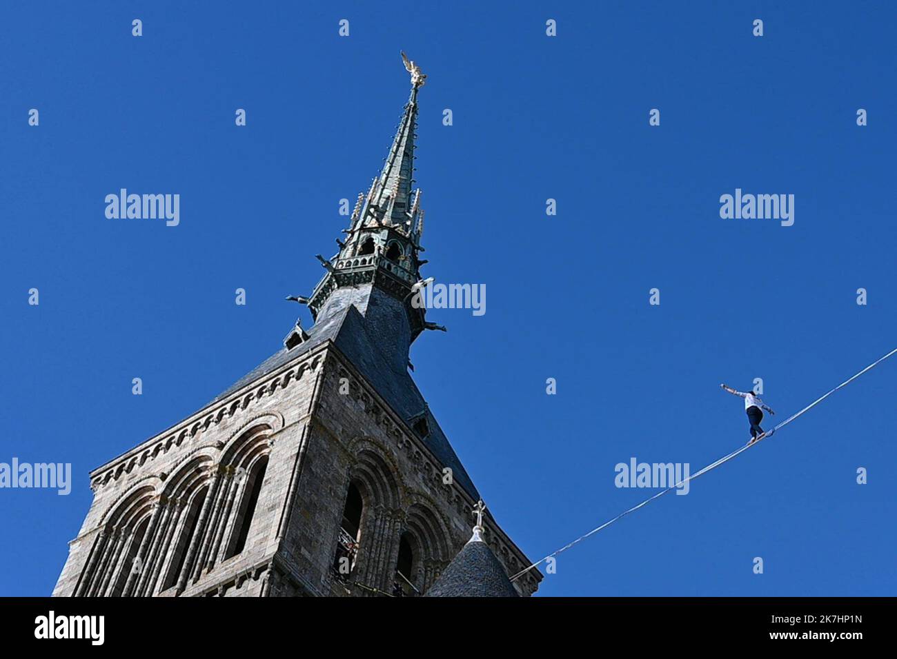 ©PHOTOPQR/OUEST FRANCE/Vincent MICHEL ; Mont-Saint-Michel ; 24/05/2022 ...