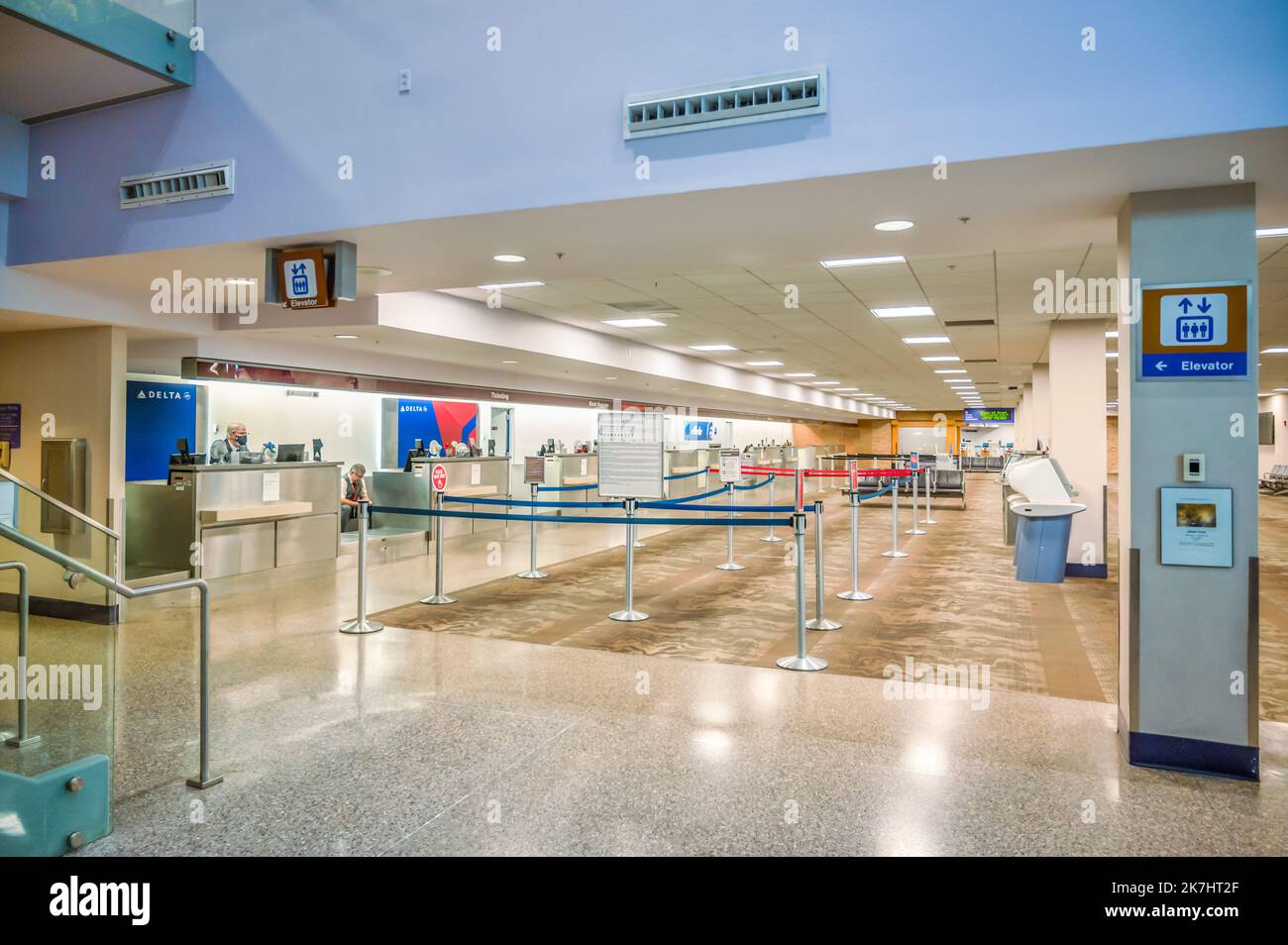 Interior of Tucson Arizona airport Stock Photo - Alamy