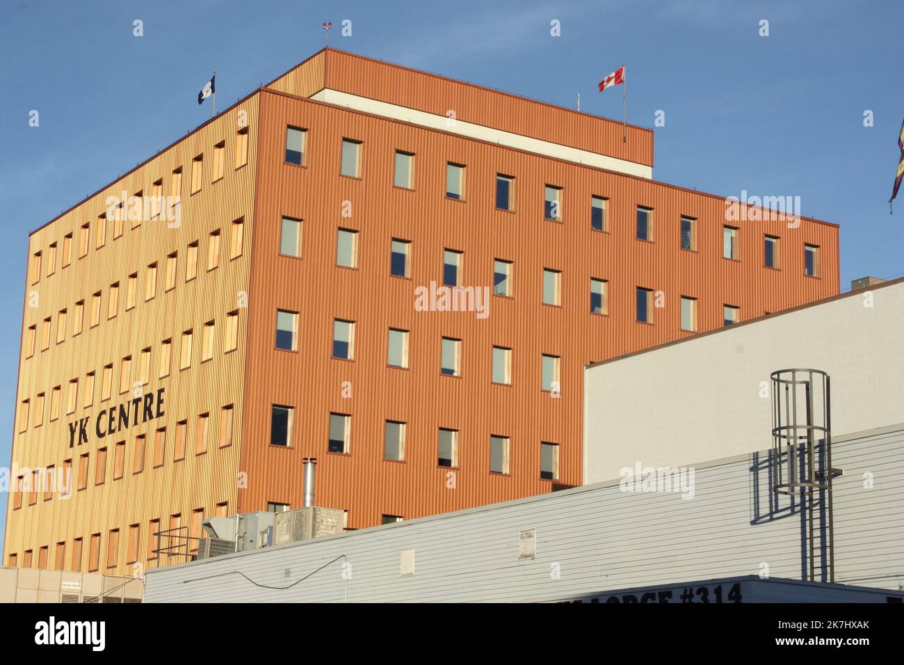 The YK Centre, Yellowknife, Northwest Territories, Canada Stock Photo ...