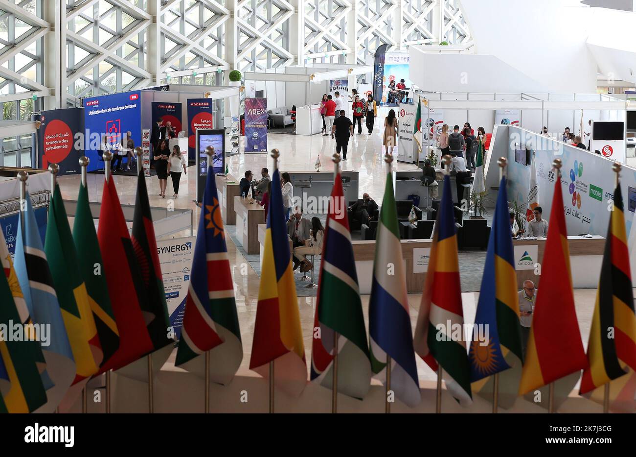 ©Billel Bensalem / APP/MAXPPP - (sommet africain du digital) a Alger en ...