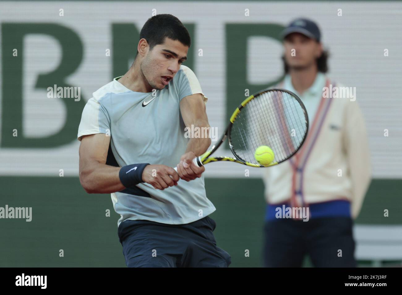 Carlos alcaraz backhand hi-res stock photography and images - Alamy