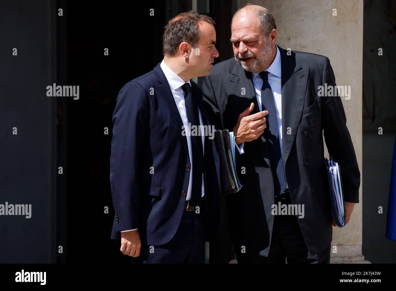 ©Thomas Padilla/MAXPPP - 01/06/2022 ; Paris, France ; SORTIE DU CONSEIL DES MINISTRES AU PALAIS ...