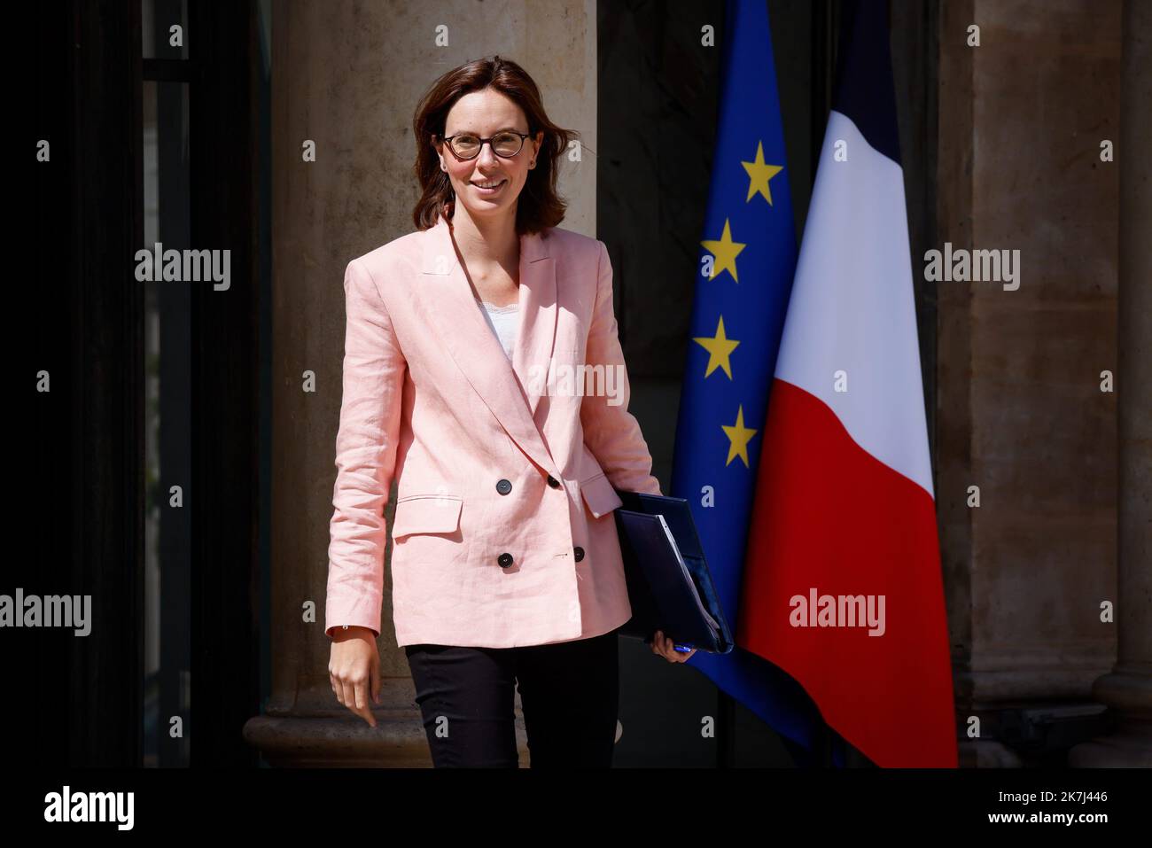 ©Thomas Padilla/MAXPPP - 01/06/2022 ; Paris, France ; SORTIE DU CONSEIL DES MINISTRES AU PALAIS ...