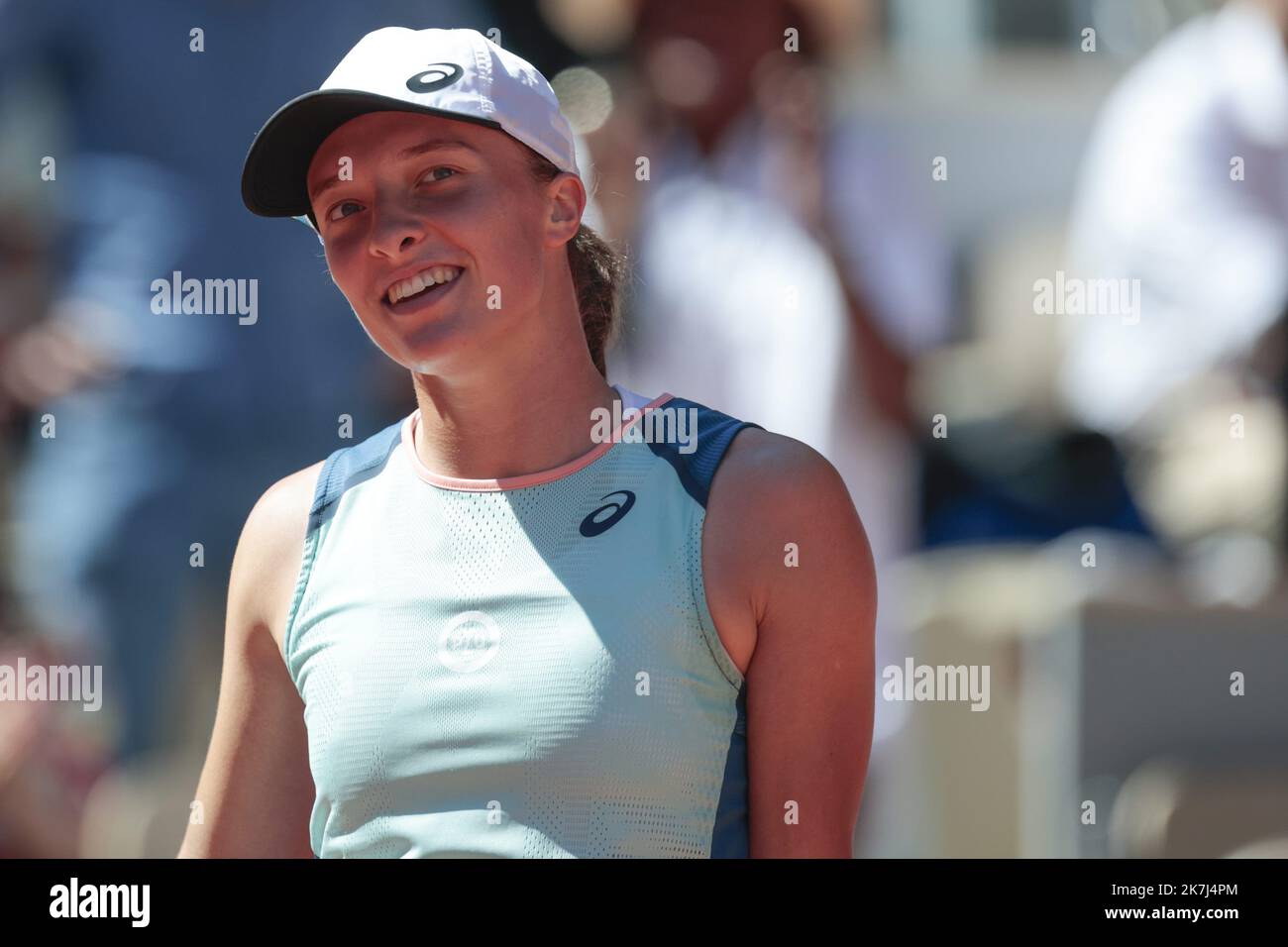 ©Sebastien Muylaert/MAXPPP - Paris 02/06/2022 Iga Swiatek of Poland ...
