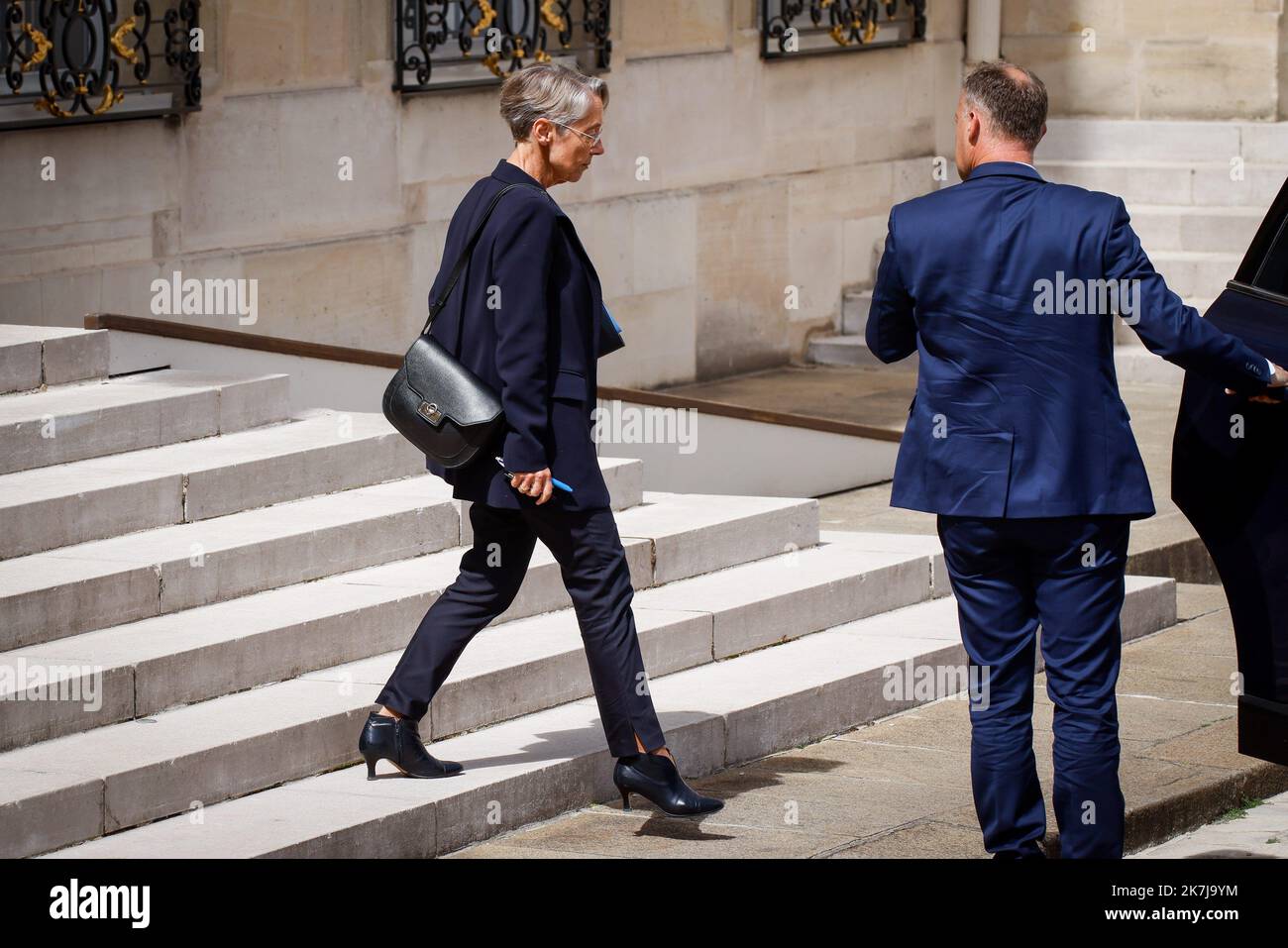 ©Thomas Padilla/MAXPPP - 14/06/2022 ; Paris, France ; SORTIE DU CONSEIL DES MINISTRES AU PALAIS ...