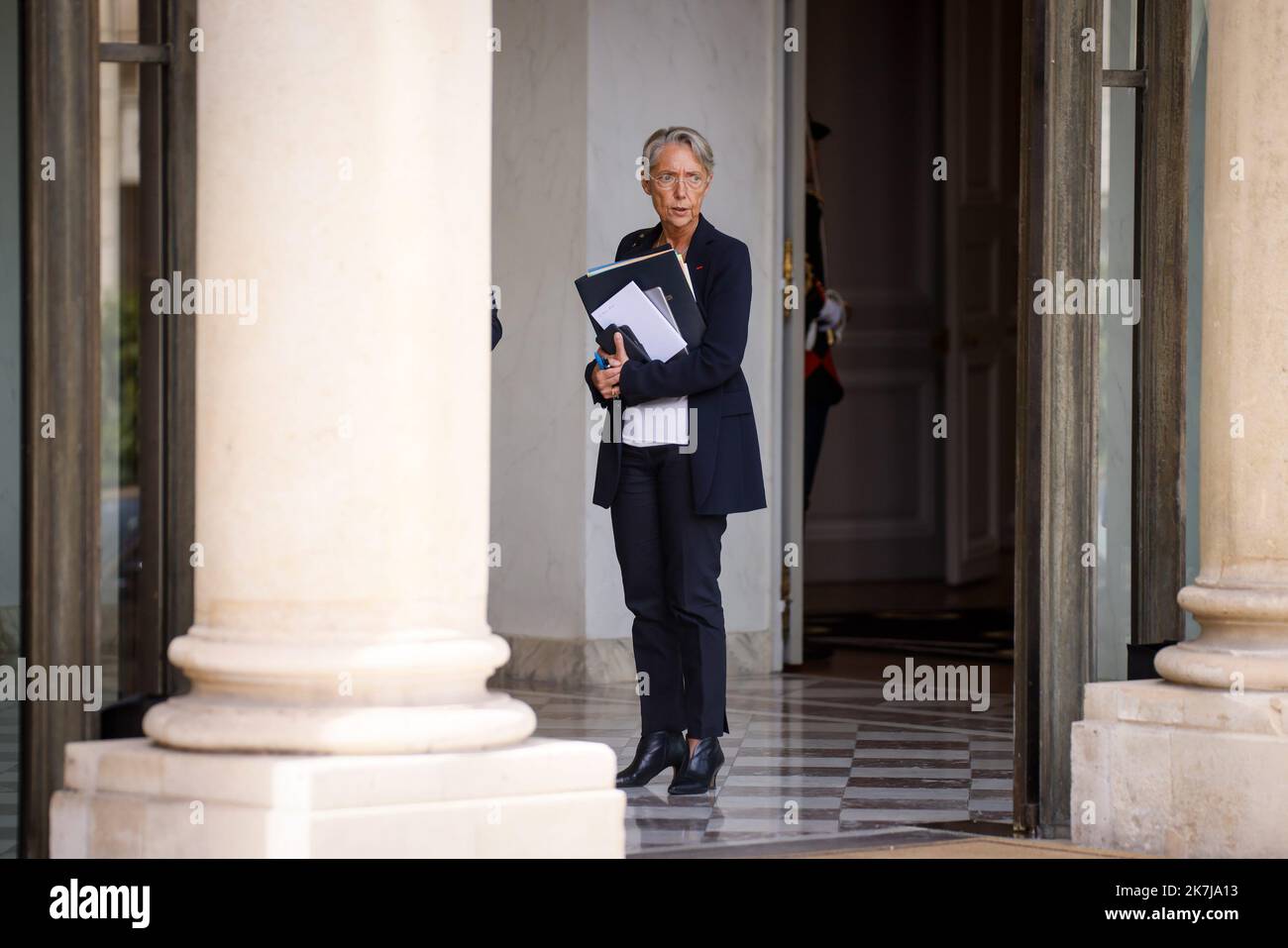 ©Thomas Padilla/MAXPPP - 14/06/2022 ; Paris, France ; SORTIE DU CONSEIL DES MINISTRES AU PALAIS ...