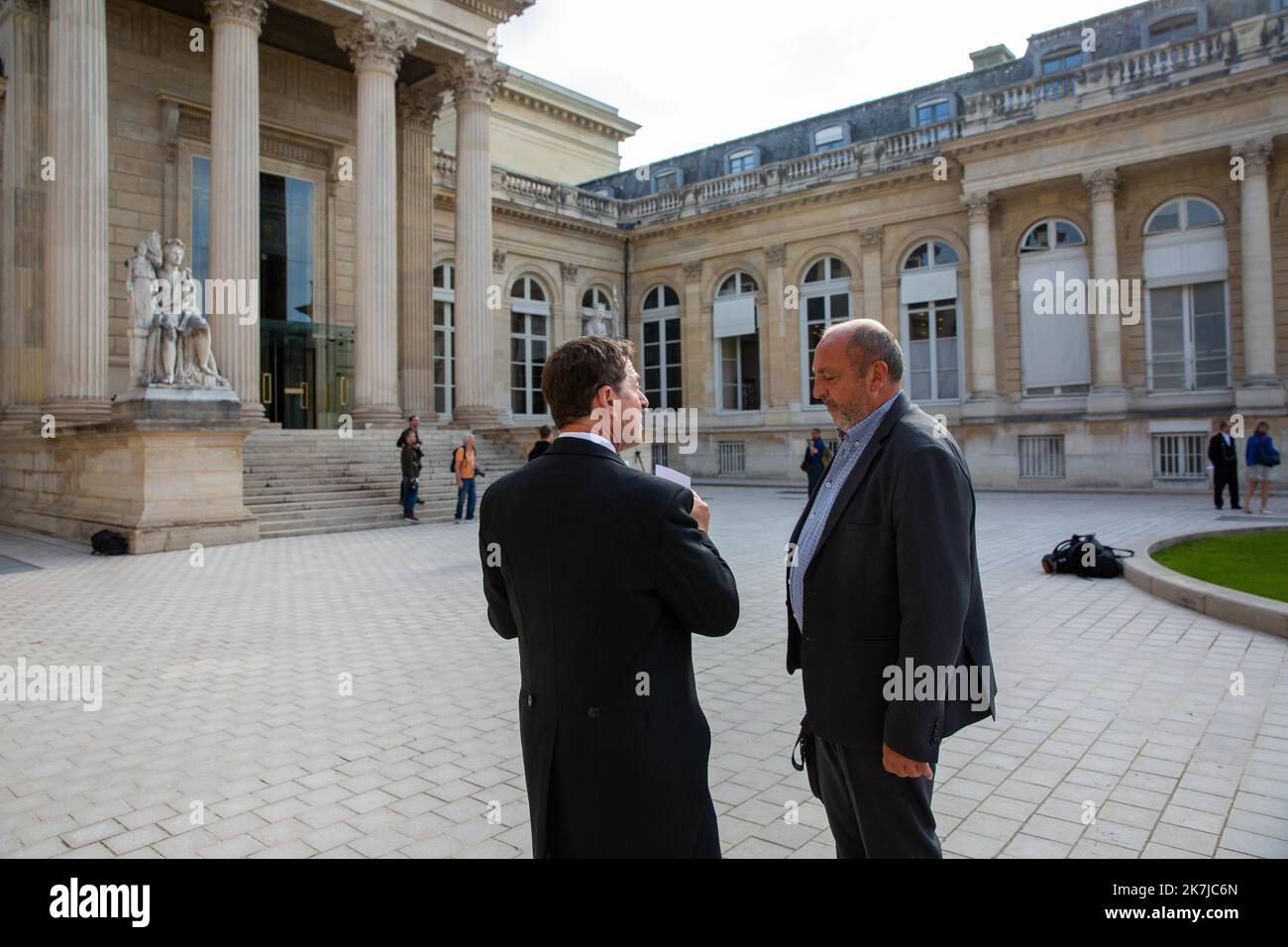 ©PHOTOPQR/LA NOUVELLE REPUBLIQUE/Mathieu Herduin ; ; 21/06/2022 ; PARIS ; Arrivee du depute ...