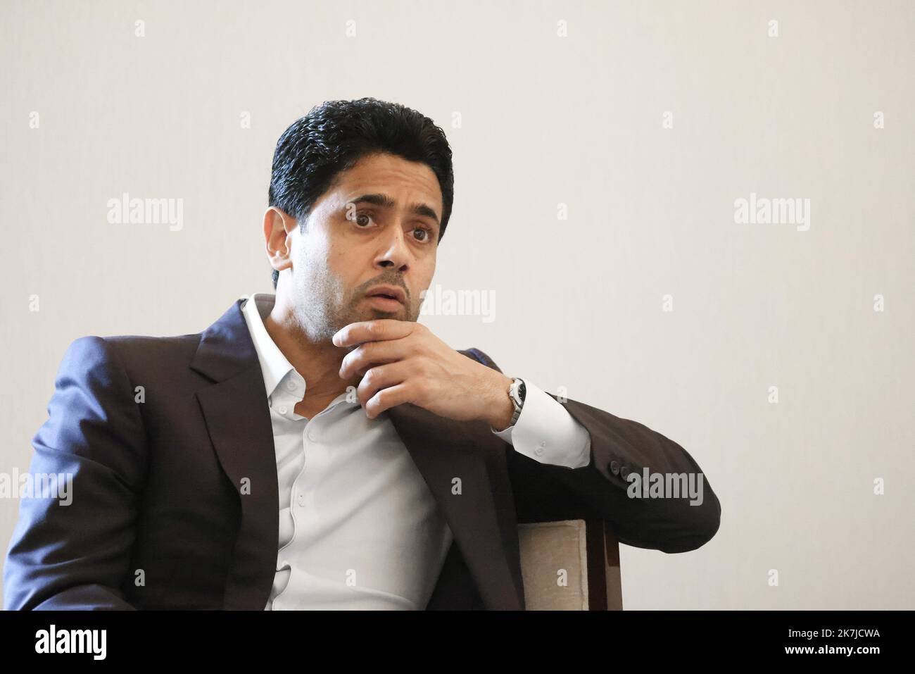 ©PHOTOPQR/LE PARISIEN/Olivier Lejeune ; Paris ; 21/06/2022 ; Nasser al ...