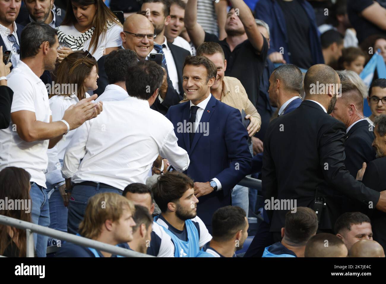 Emmanuel macron rugby finale 2022 hi-res stock photography and images ...