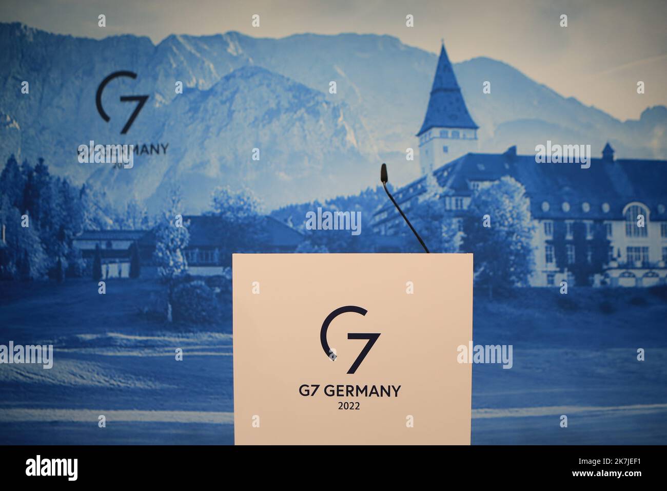 ©Pierre Teyssot/MAXPPP ; G7 Summit Germany 2022 . Elmau, KrÃ¼n, Germany ...