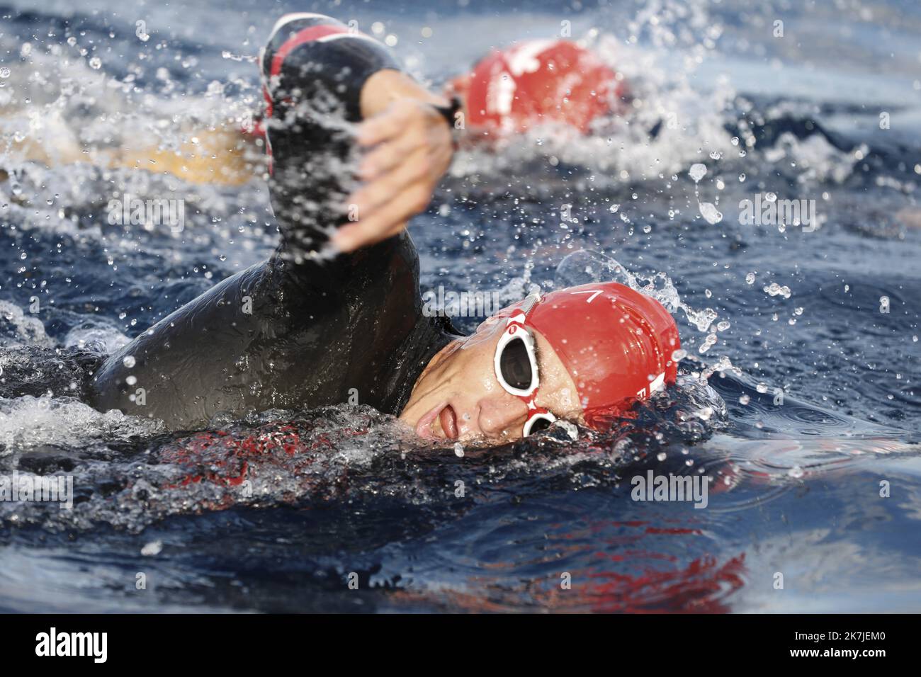 ©PHOTOPQR/NICE MATIN/Dylan Meiffret ; Nice ; 26/06/2022 ; IRONMAN 2022 ...