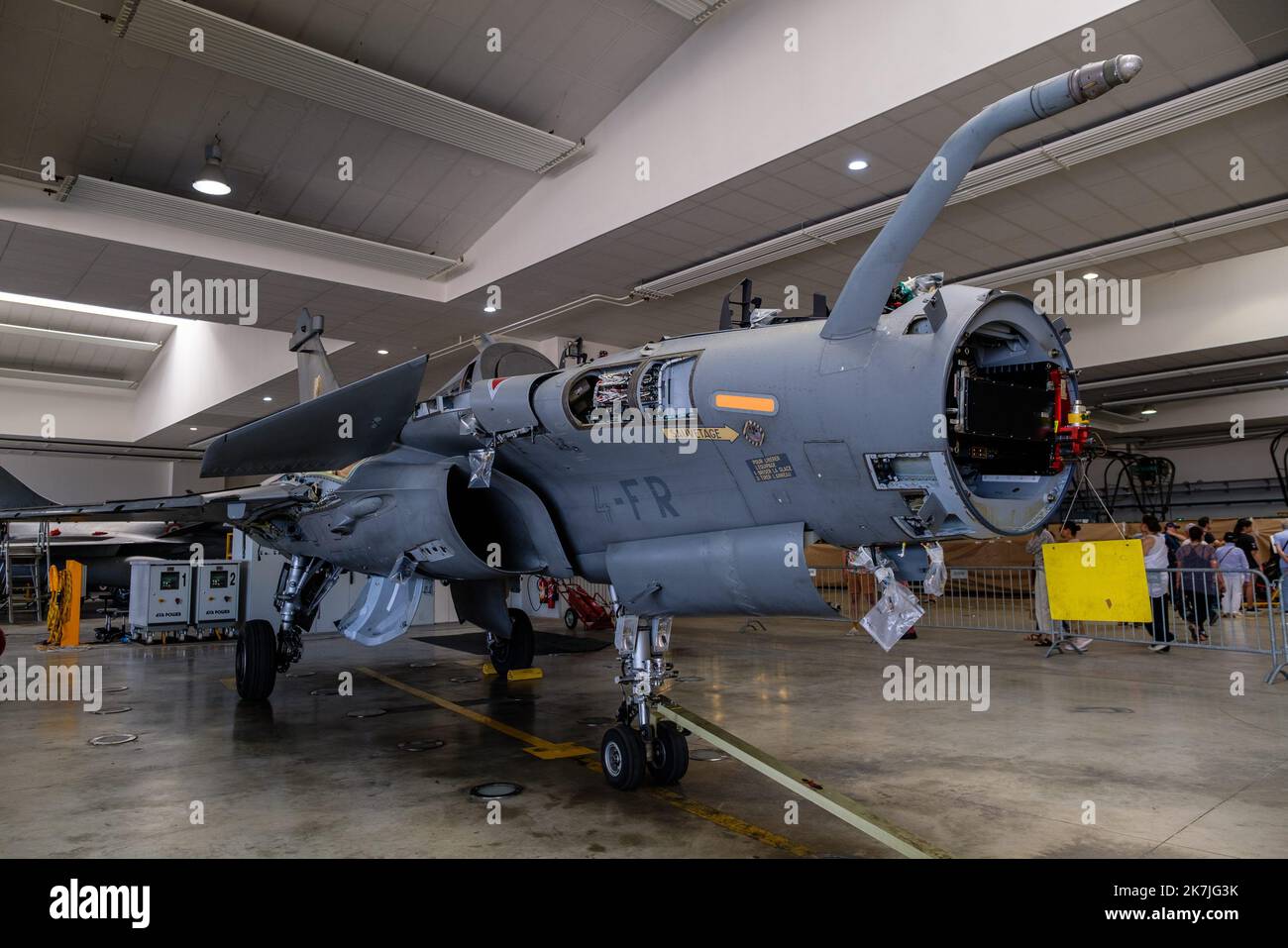 ©Arnaud BEINAT/Maxppp. Rafale french fighter bomber servicing During ...