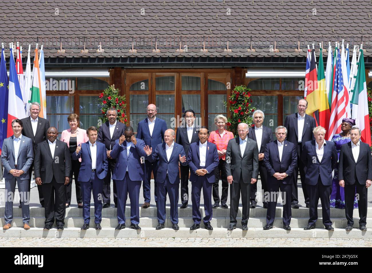 ©Pierre Teyssot/MAXPPP ; G7 Summit Germany 2022 . Elmau, KrÃ¼n, Germany ...