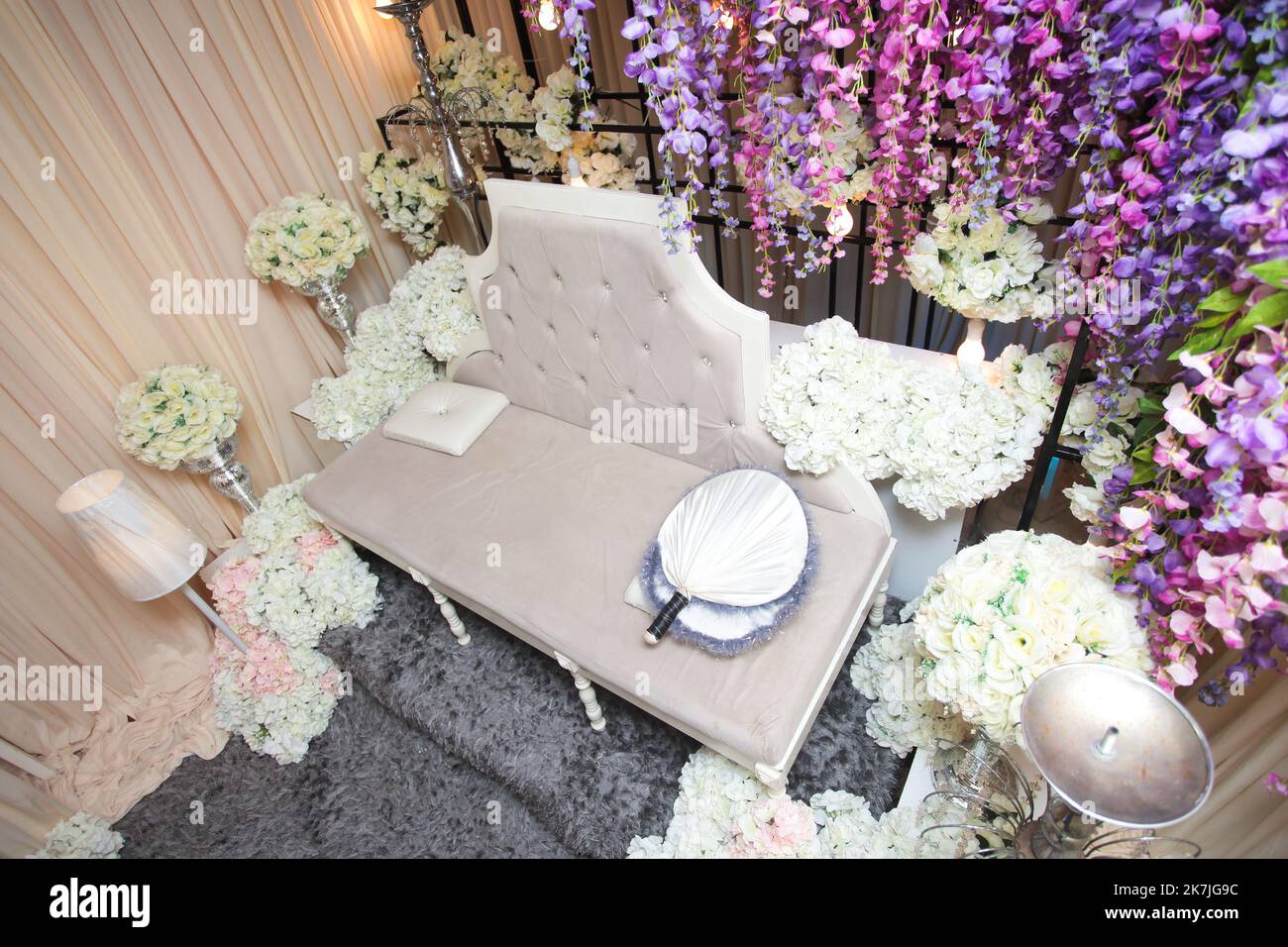Beautiful wedding Decorations. Selective focus Stock Photo - Alamy