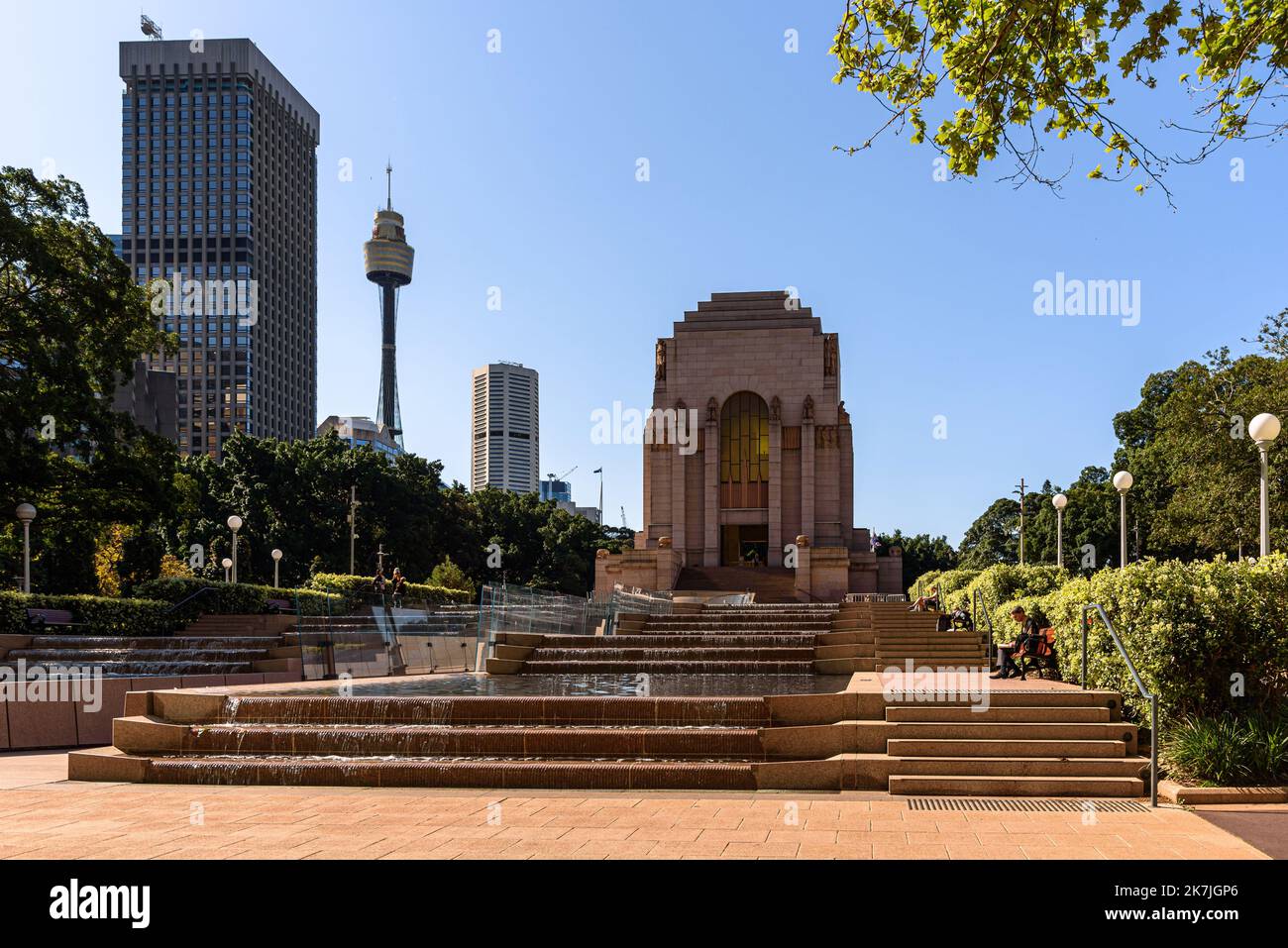 The Cascade Walkway of the Centenary Extension to the ANZAC Memorial in ...