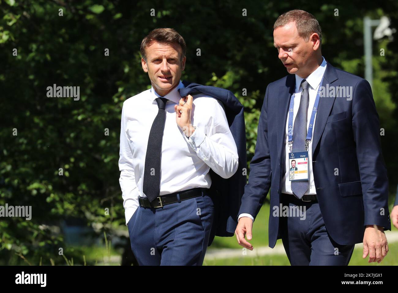 ©Pierre TEYSSOT/MAXPPP ; G7 Summit Germany 2022 . Elmau, KrÃ¼n, Germany ...