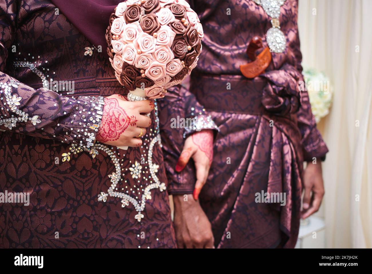 Happy romantic young couple celebrating their marriage Stock Photo - Alamy