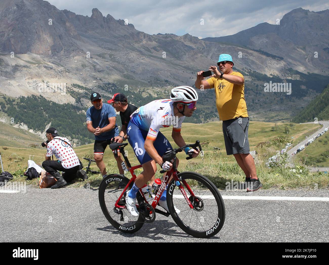 ©Laurent Lairys/MAXPPP - Pierre Latour of TotalEnergies during the Tour de France 2022, cycling ...