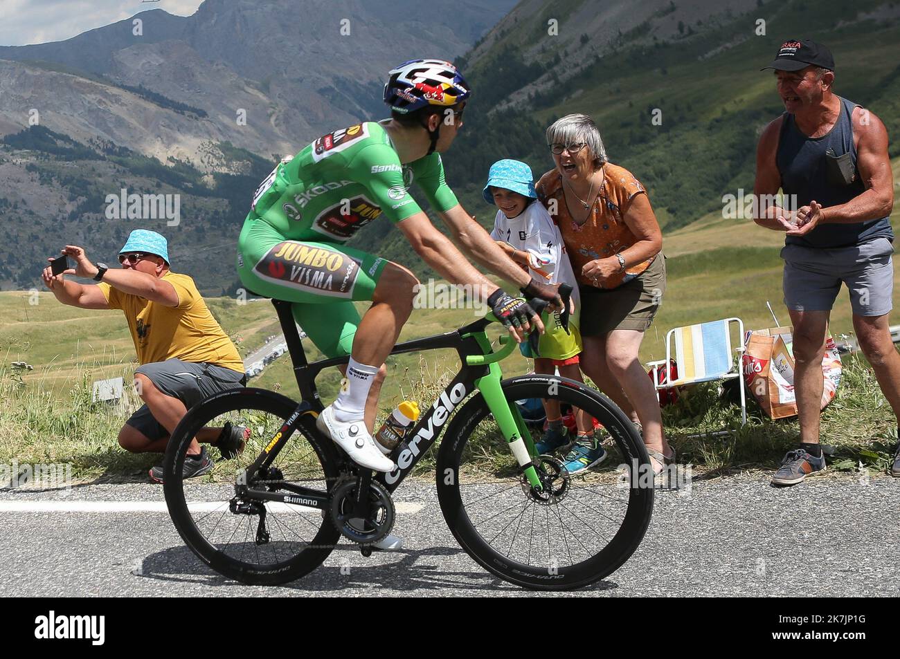 ©Laurent Lairys/MAXPPP - Wout Van Aert of Jumbo-Visma during the Tour ...