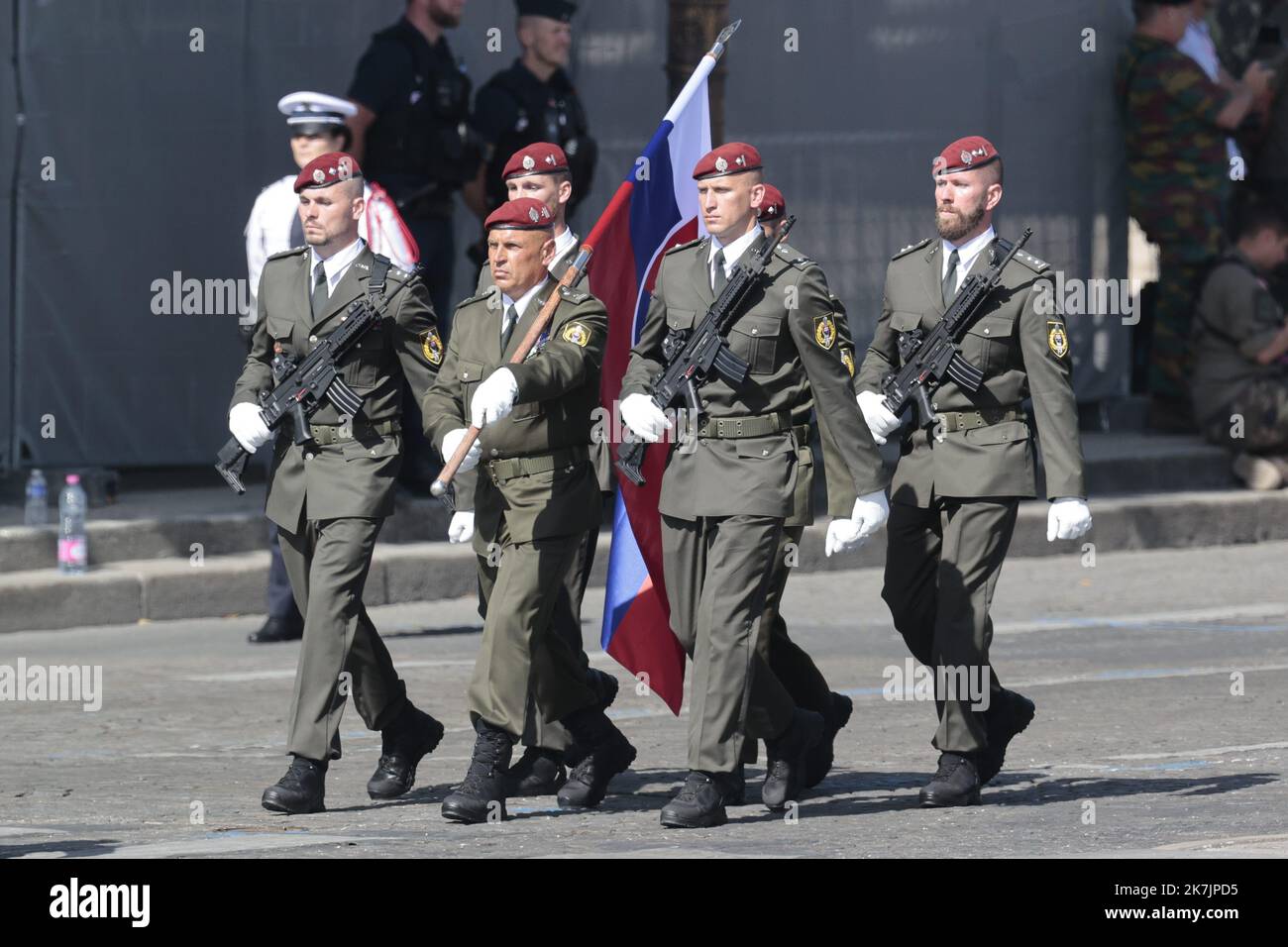 ©Sebastien Muylaert/MAXPPP - Paris 14/07/2022 Illustration des troupes ...