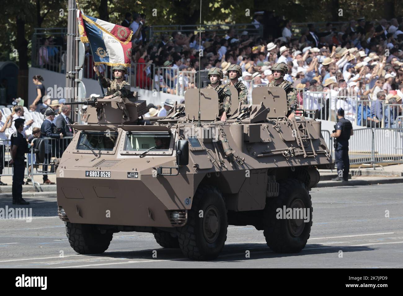 ©Sebastien Muylaert/MAXPPP - Paris 14/07/2022 Illustration troupes ...