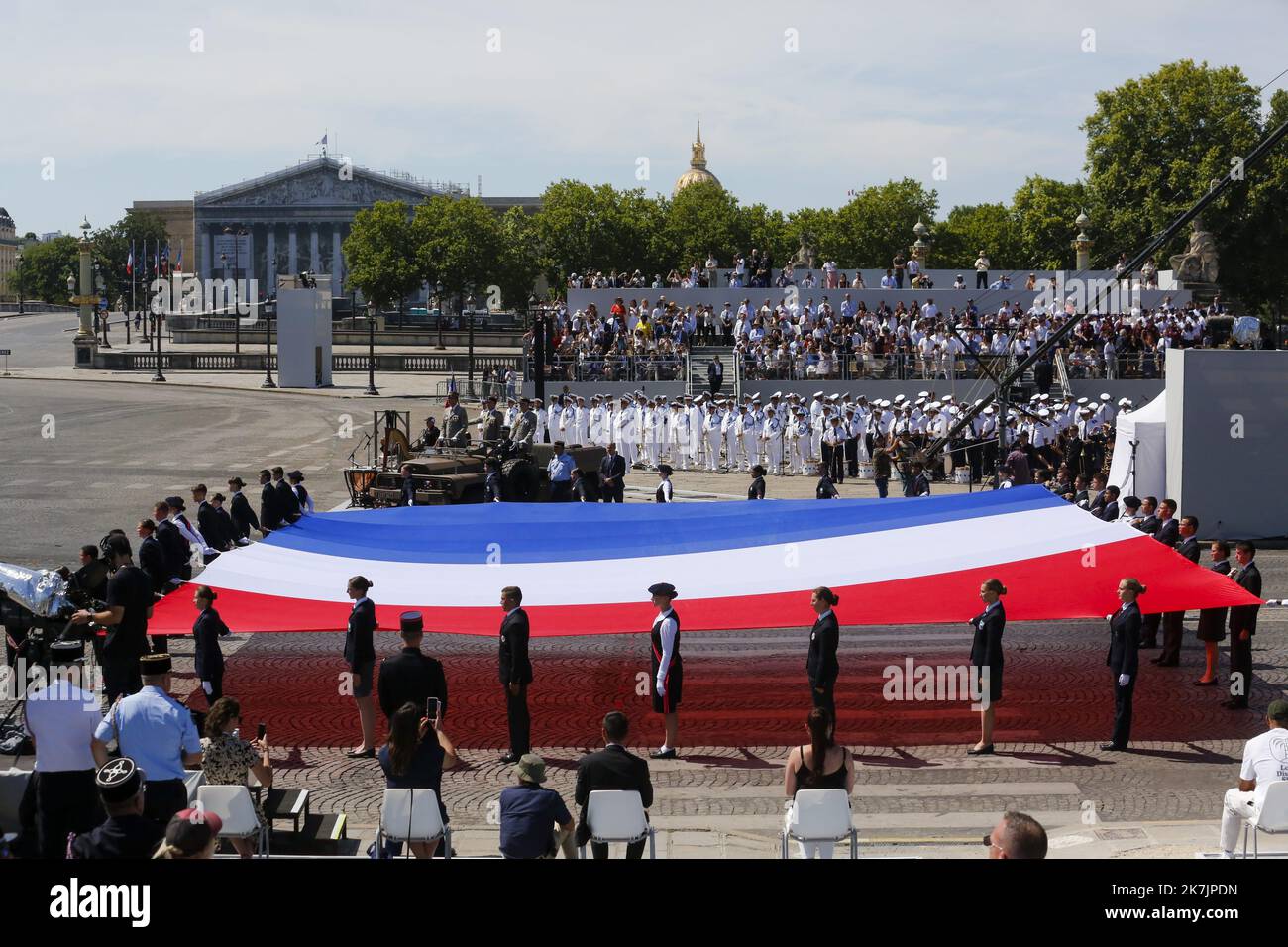 ©Sebastien Muylaert/MAXPPP - Paris 14/07/2022 Illustration lors de la ...