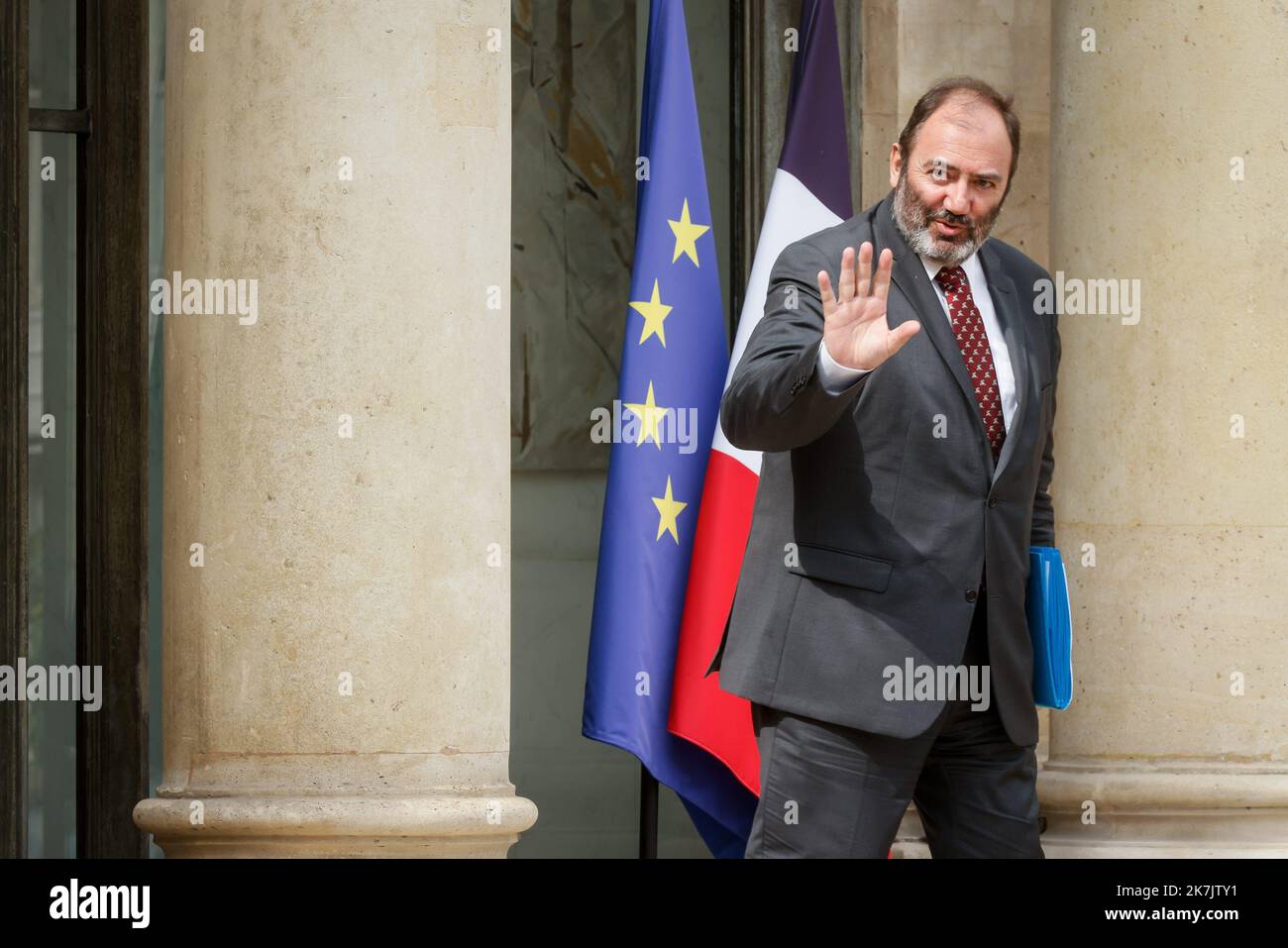 ©Thomas Padilla/MAXPPP - 20/07/2022 ; Paris, France ; SORTIE DU CONSEIL DES MINISTRES AU PALAIS ...