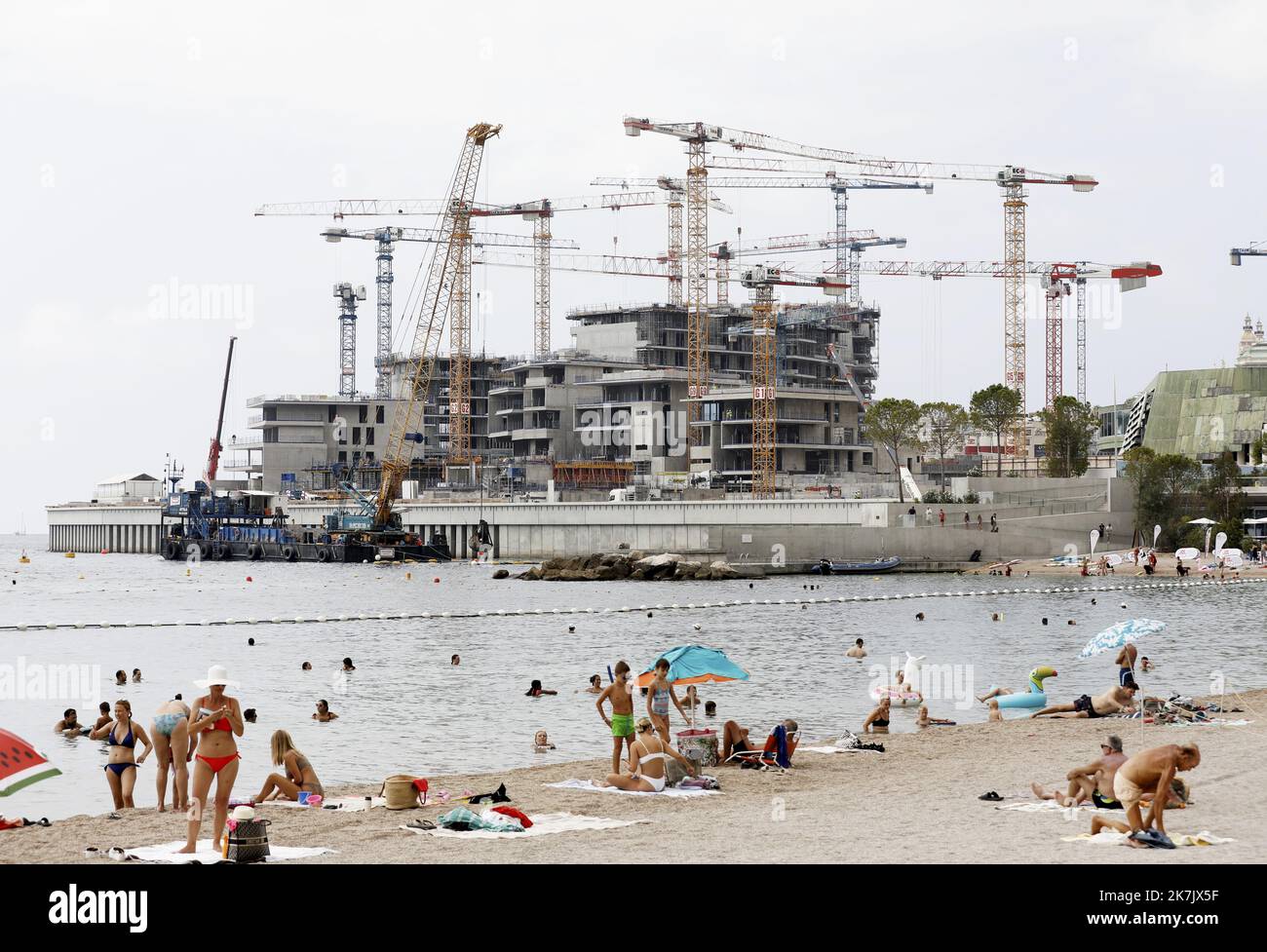 ©PHOTOPQR/NICE MATIN/Dylan Meiffret ; Monaco ; 25/07/2022 ; Avancee du ...