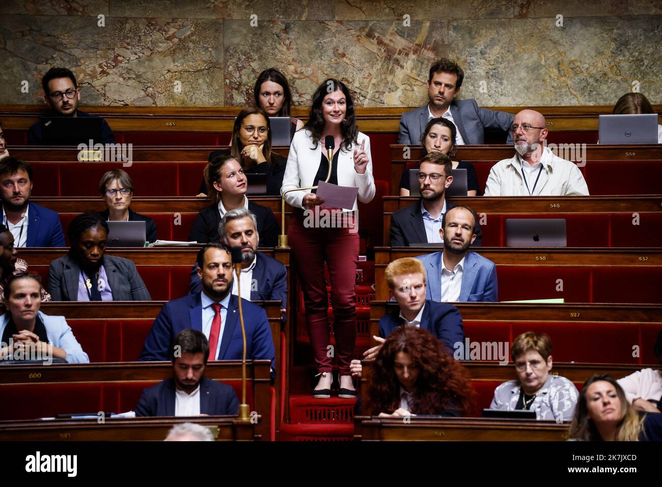 ©Thomas Padilla/MAXPPP - 26/07/2022 ; Paris, FRANCE ; SEANCE DE QUESTIONS AU GOUVERNEMENT DANS L ...