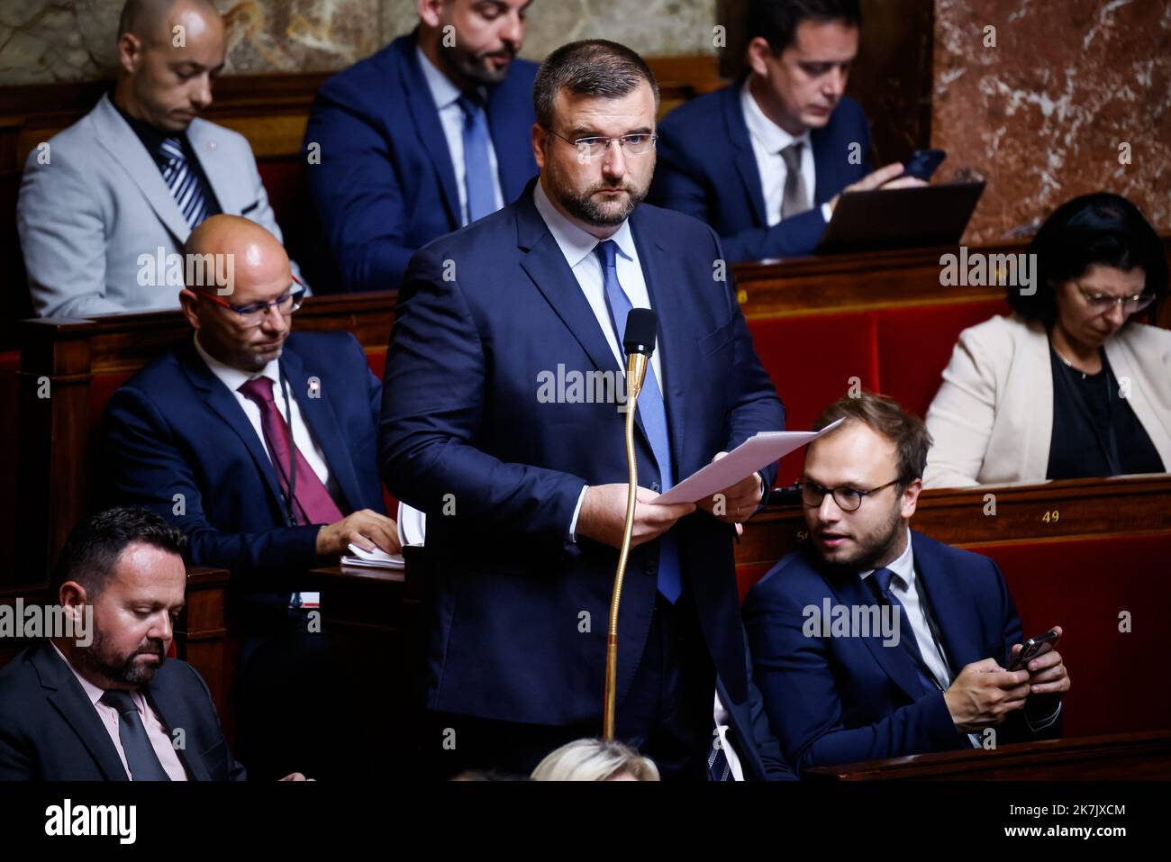 ©Thomas Padilla/MAXPPP - 26/07/2022 ; Paris, FRANCE ; SEANCE DE QUESTIONS AU GOUVERNEMENT DANS L ...