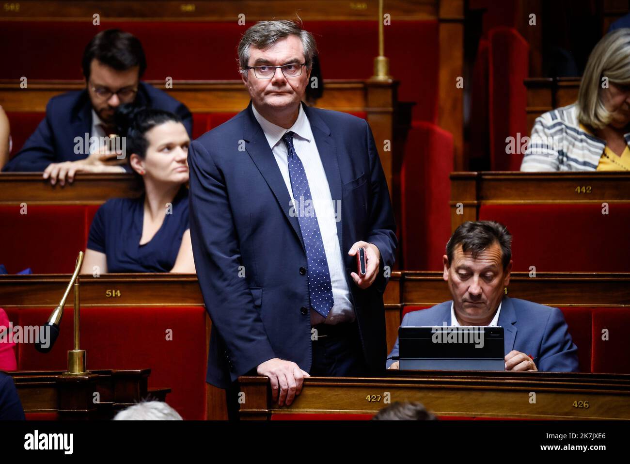 ©Thomas Padilla/MAXPPP - 26/07/2022 ; Paris, FRANCE ; SEANCE DE QUESTIONS AU GOUVERNEMENT DANS L ...