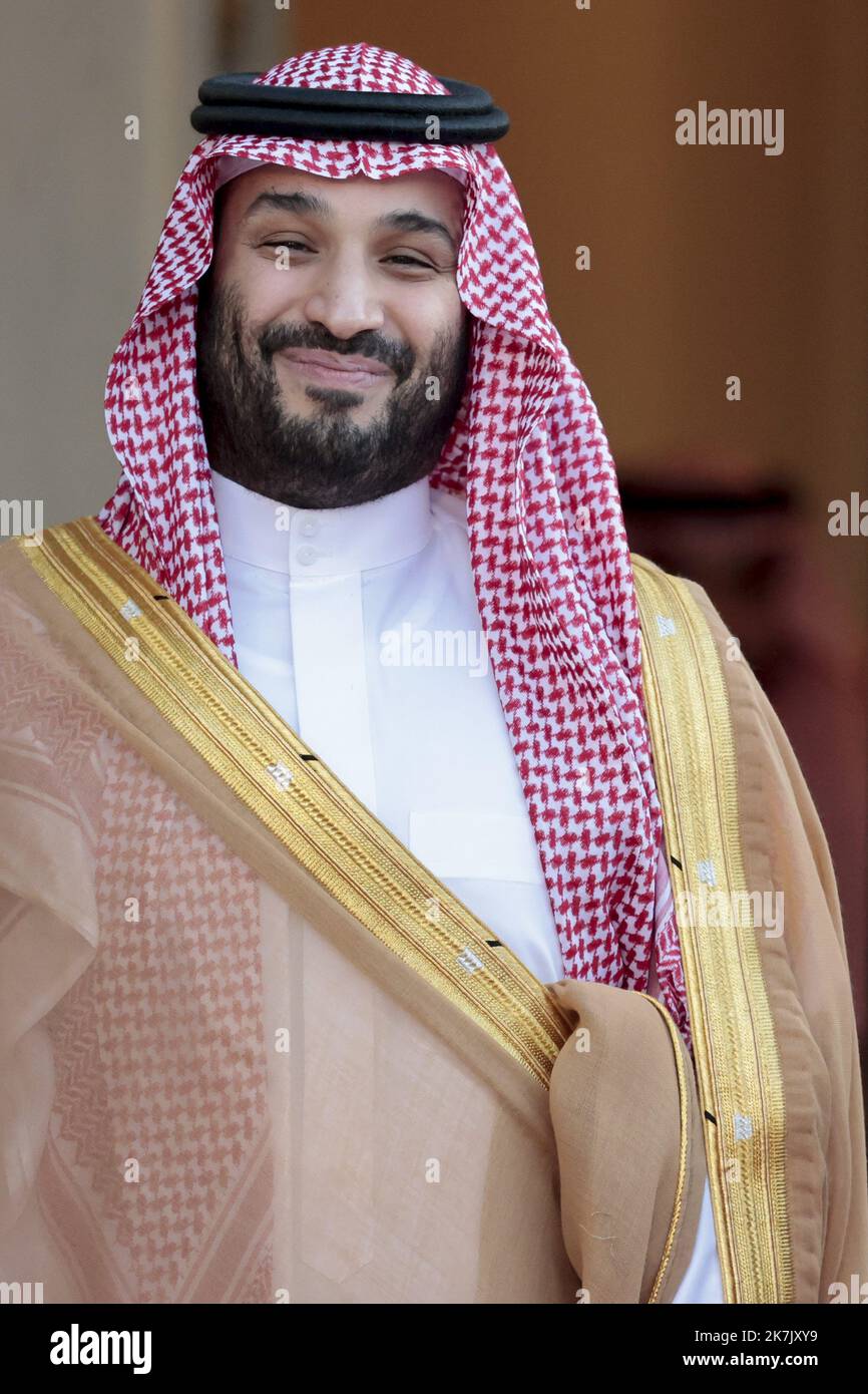 ©Sebastien Muylaert/MAXPPP - Paris 28/07/2022 Saudi Crown Prince ...