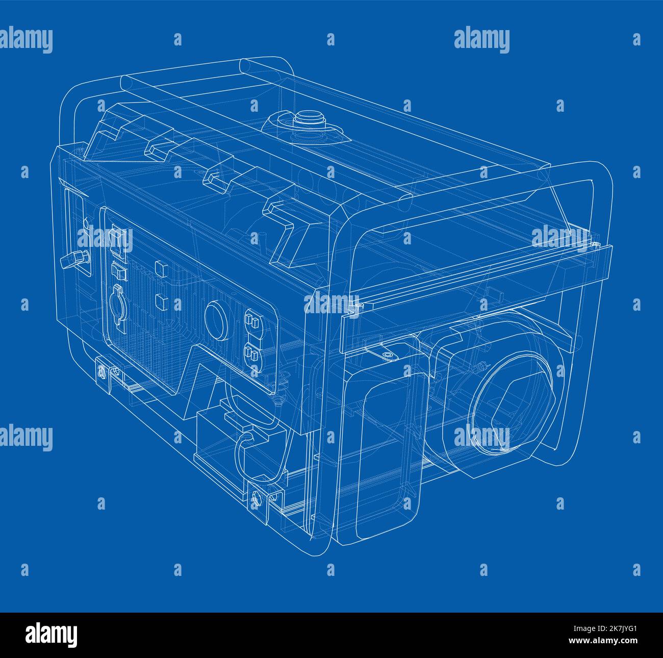 Transportable generator Stock Vector Images - Alamy