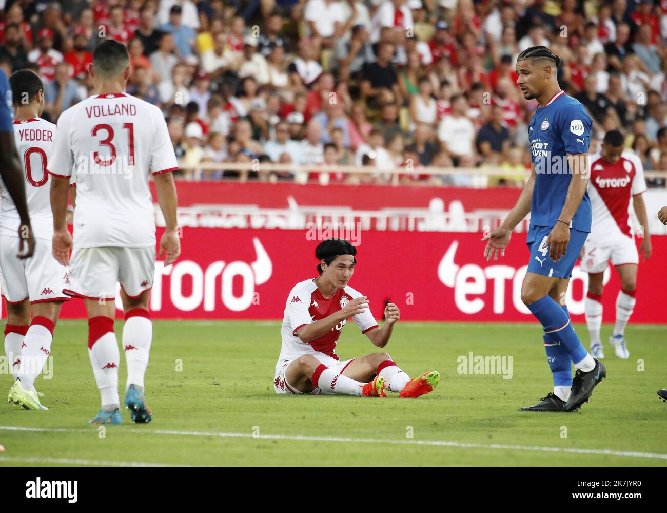 ©PHOTOPQR/NICE MATIN/Dylan Meiffret ; Monaco ; 02/08/2022 ; Match de ...