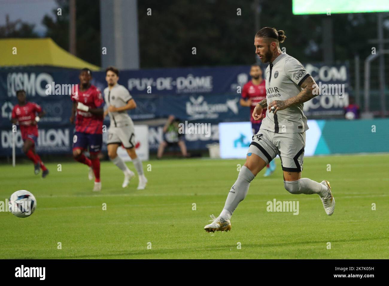 Thierry LARRET / MAXPPP. Football. Ligue 1 Uber Eats. Clermont Foot 63 vs Paris Saint Germain ...
