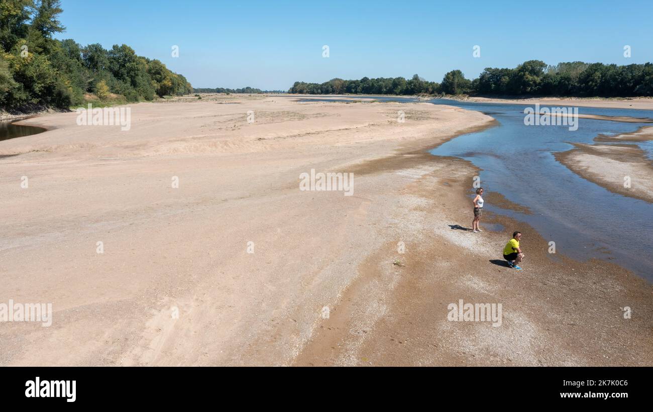 ©PHOTOPQR/OUEST FRANCE/Franck Dubray ; Varades ; 08/08/2022 ; Le niveau ...