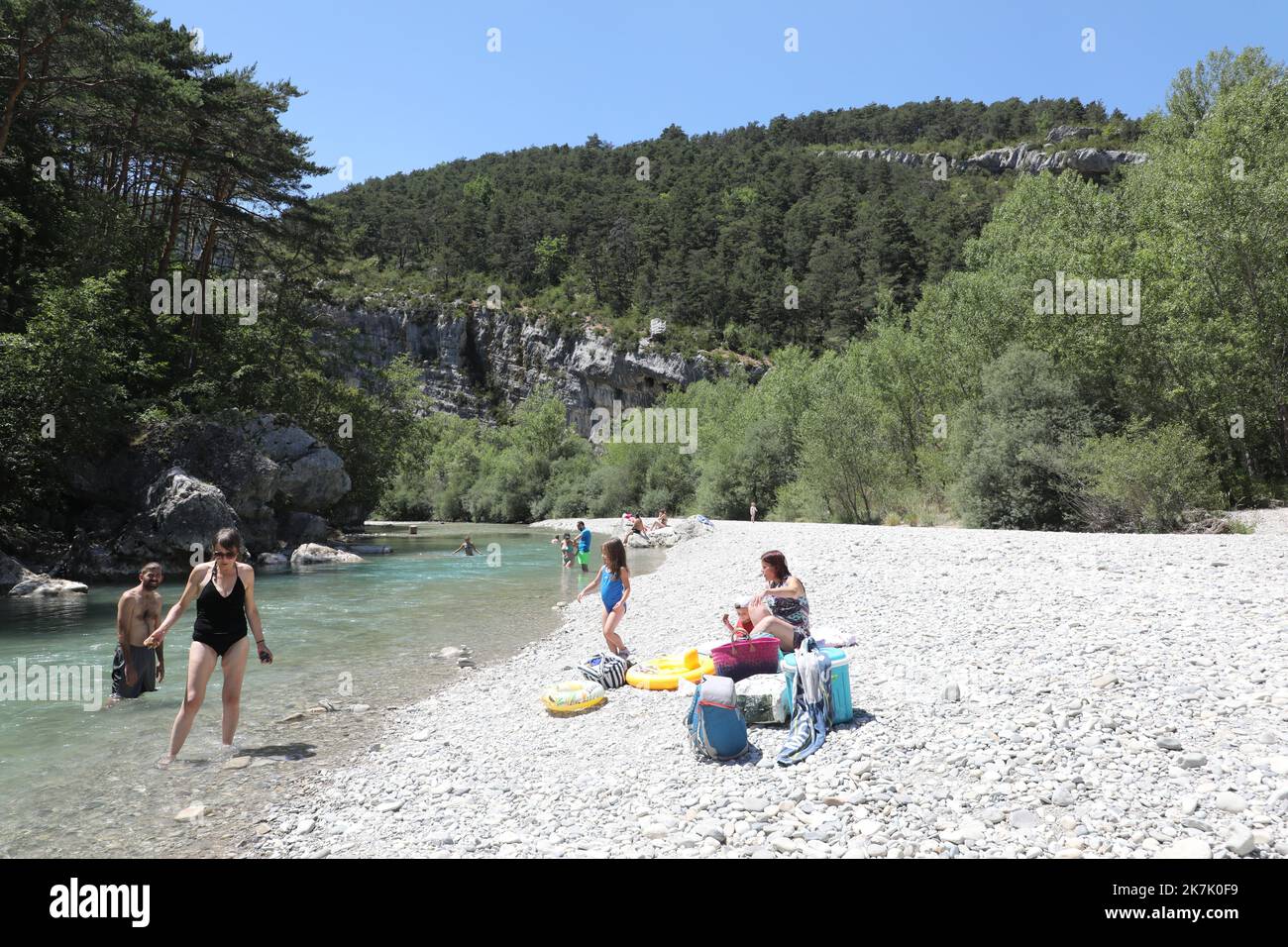 ©PHOTOPQR/LA PROVENCE/CAMOIN Eric ; Saint Julien-du-Verdon ; 06/07/2022 ...