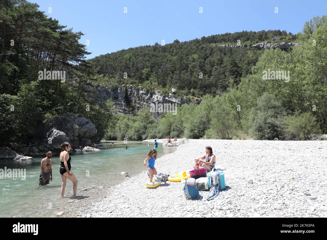 ©PHOTOPQR/LA PROVENCE/CAMOIN Eric ; Saint Julien-du-Verdon ; 06/07/2022 ...