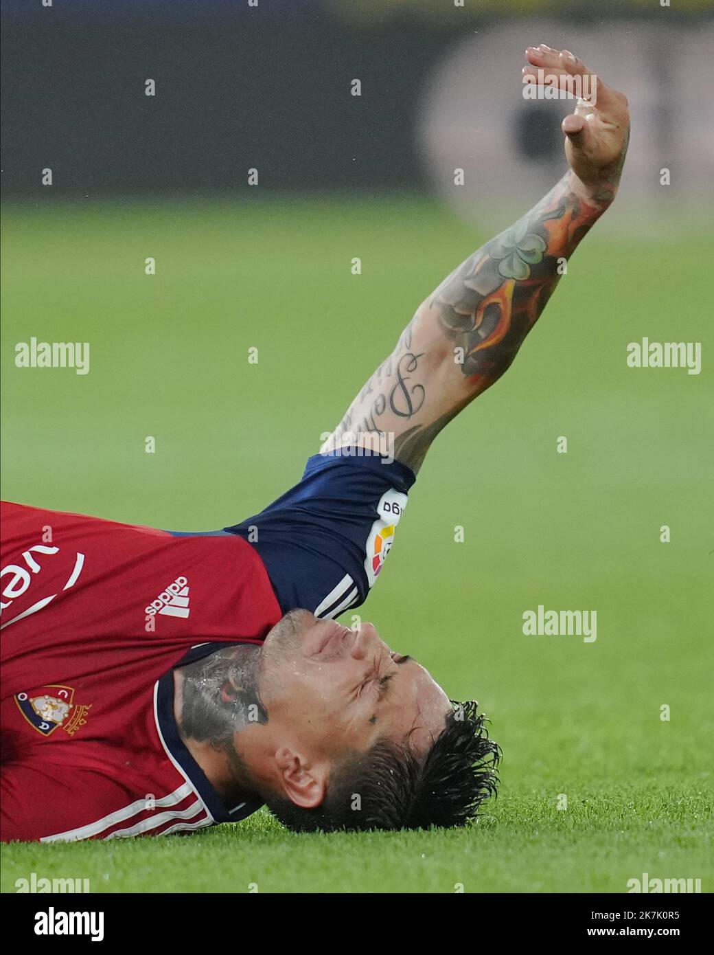 Chimy Avila of CA Osasuna during the La Liga match between Villarreal ...